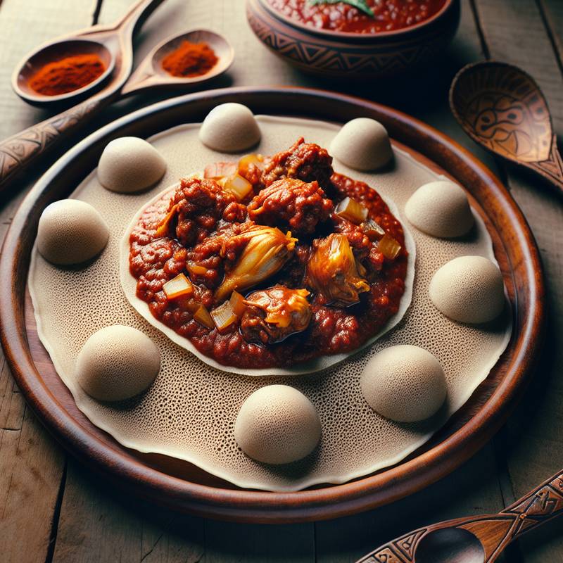 Ethiopian Injera with Doro Wat - Gemma's Recipes
